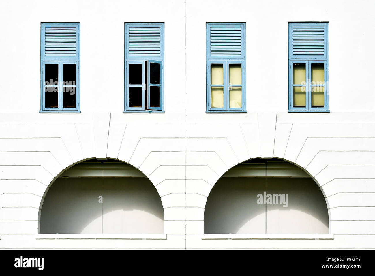 Straits Settlements architecture design Stock Photo - Alamy