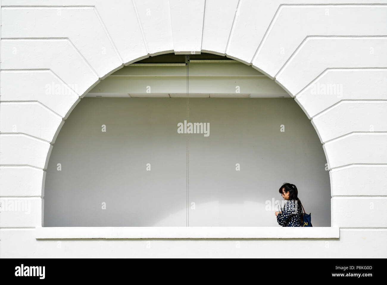 Straits Settlements architecture design Stock Photo - Alamy