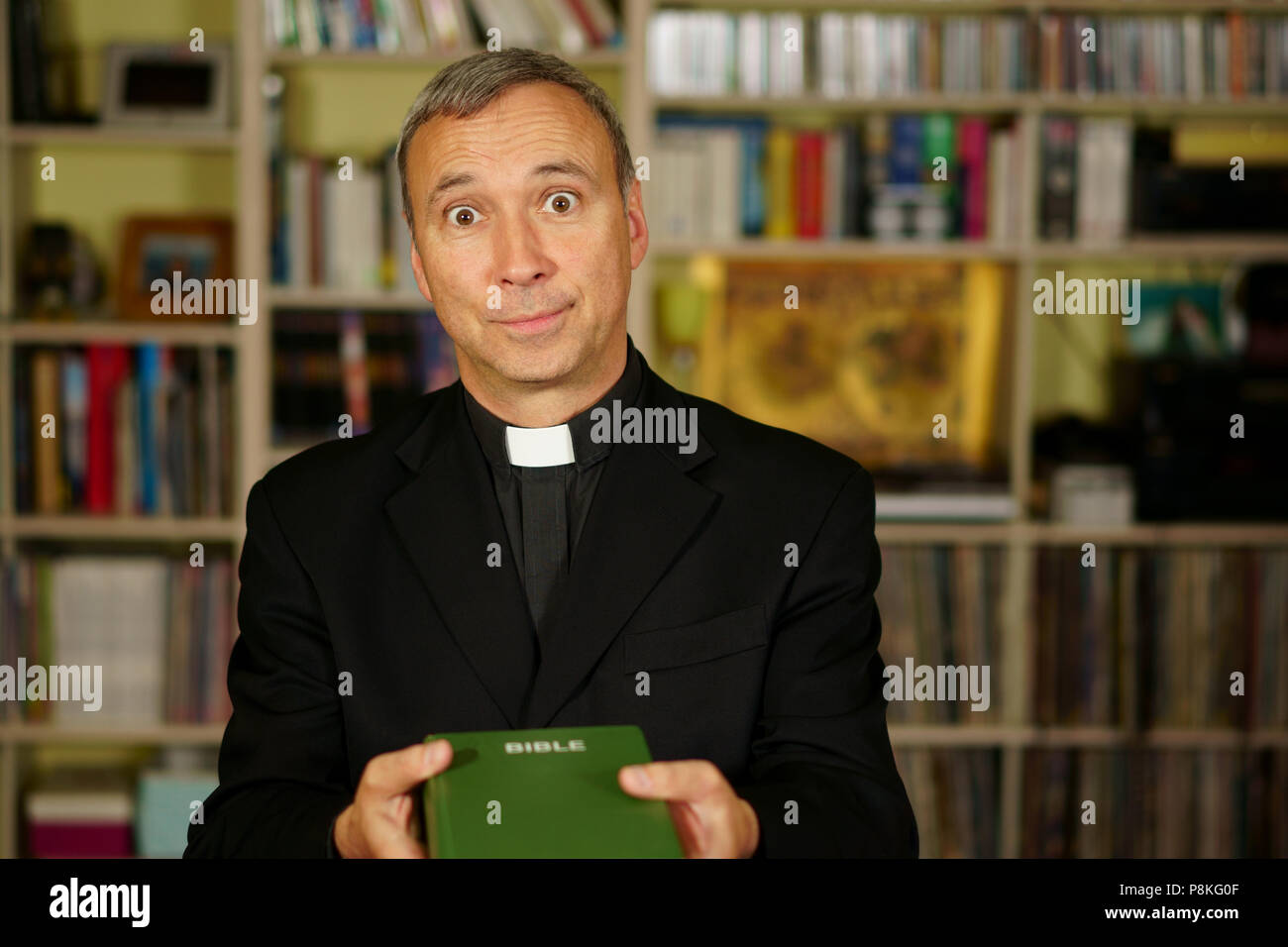Catholic priest green hi-res stock photography and images - Alamy