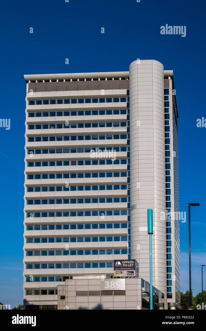Chiswick Tower, 389 Chiswick High Road, London,England, U.K Stock Photo ...