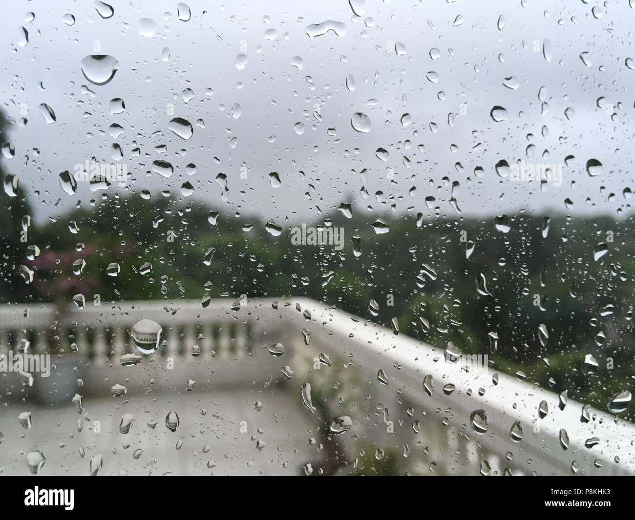 rain drops on a glass window Stock Photo - Alamy
