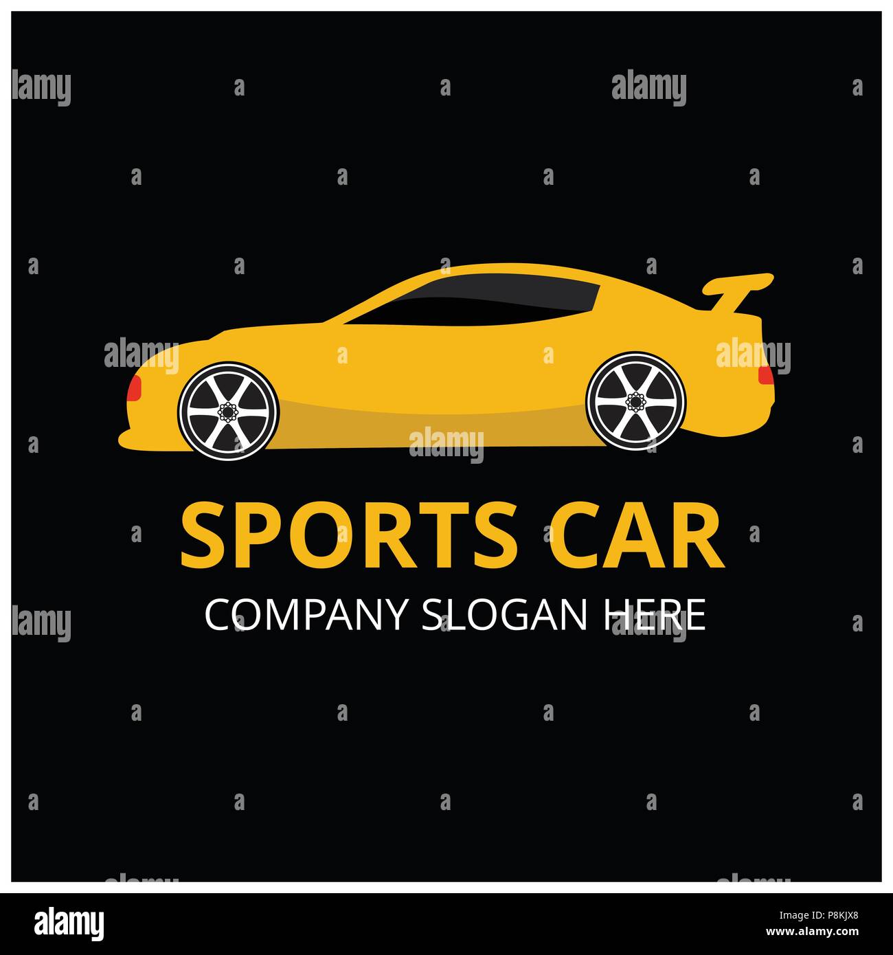 Vector sport car icon. For web design and application interface, also ...