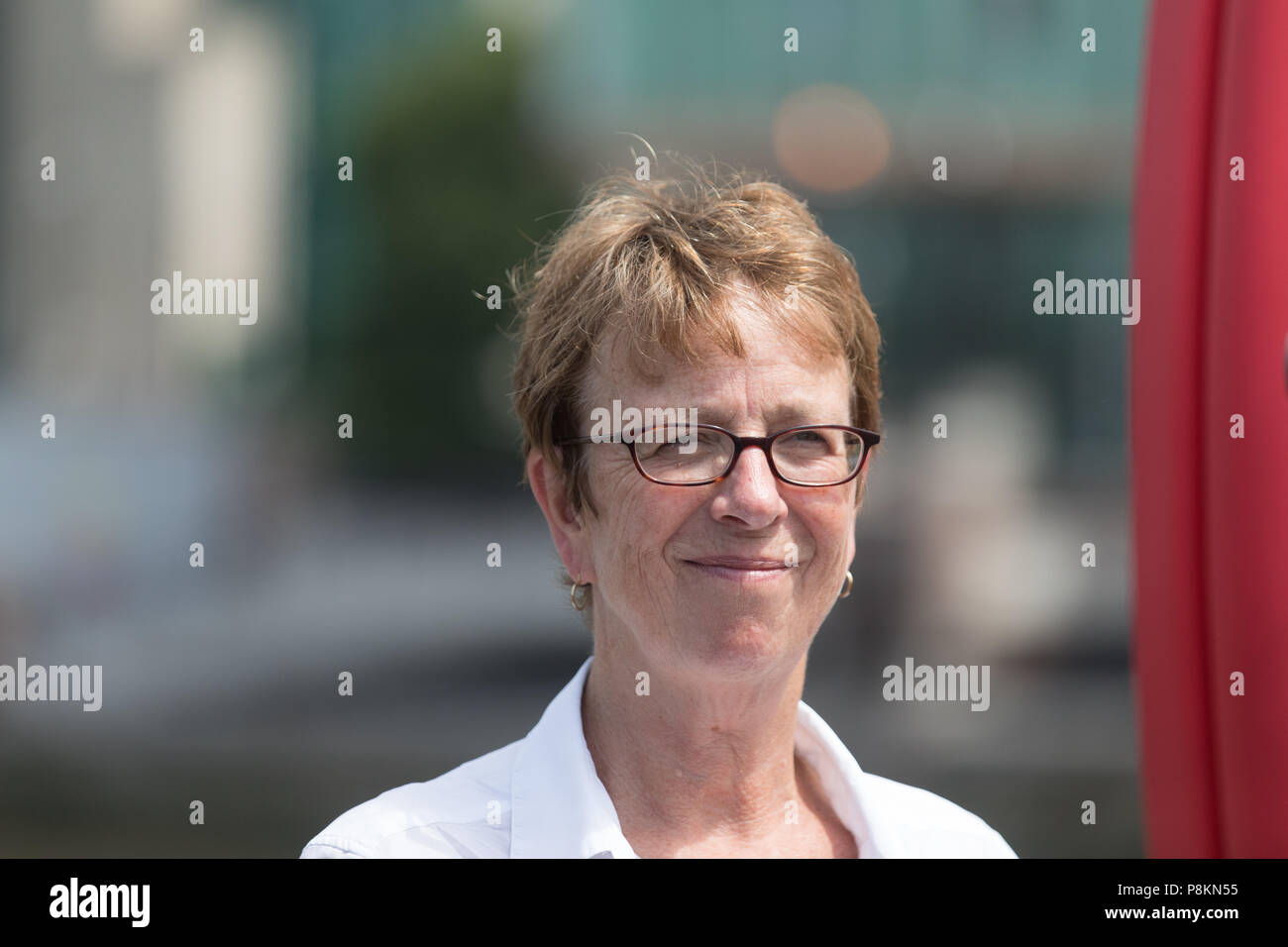 London UK, 12 July 2018. Amnesty International UK unfurl giant "Human ...