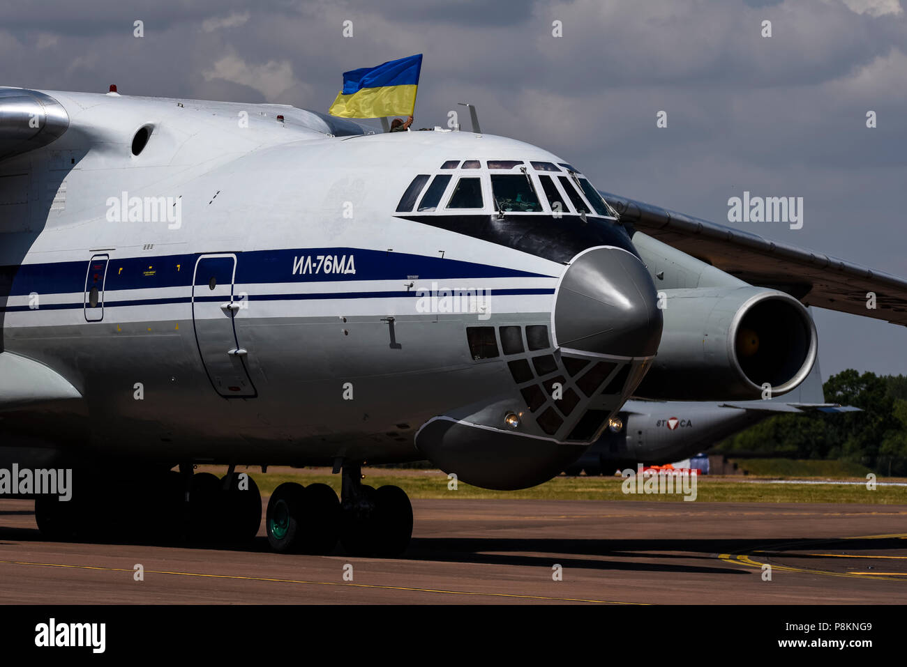 Ukrainian Air Force Ilyushin Il-76 tanker transport - Russian built ...