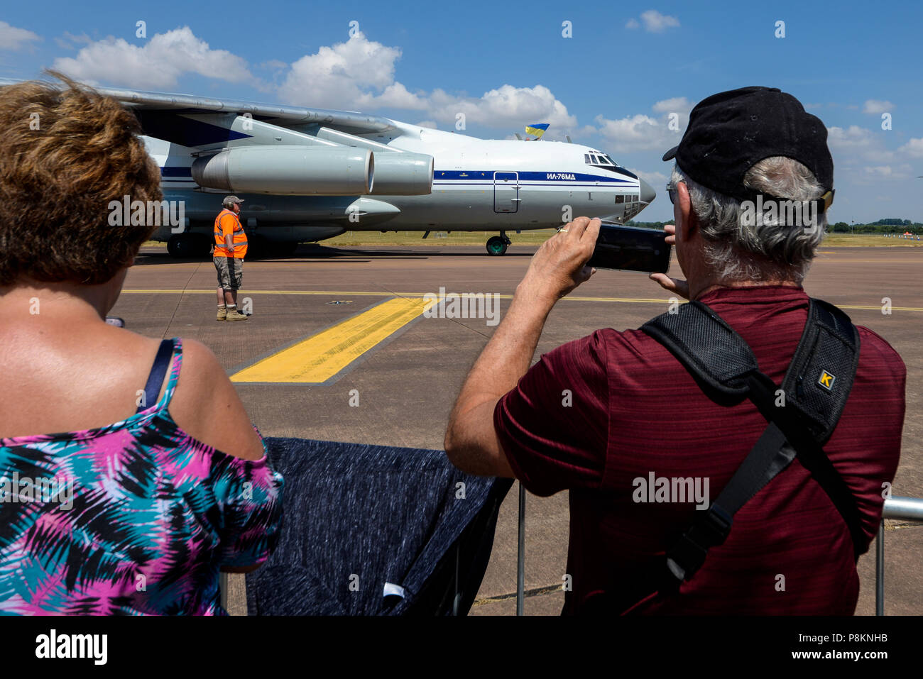 Ukrainian Air Force Ilyushin Il-76 tanker transport - Russian built ...