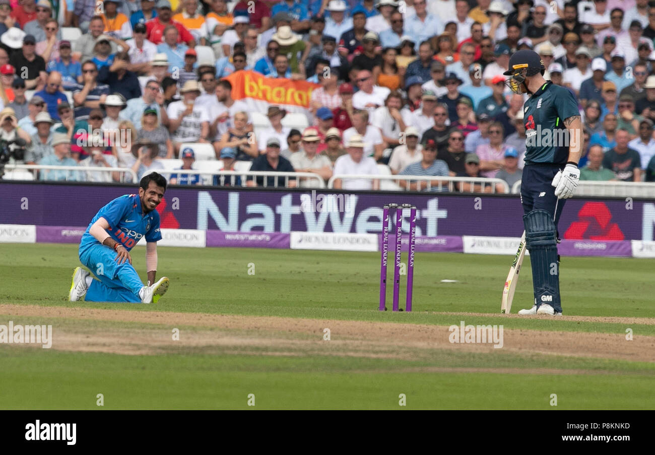 Nottingham, UK. 12th July 2018, Royal London, One Day International ...