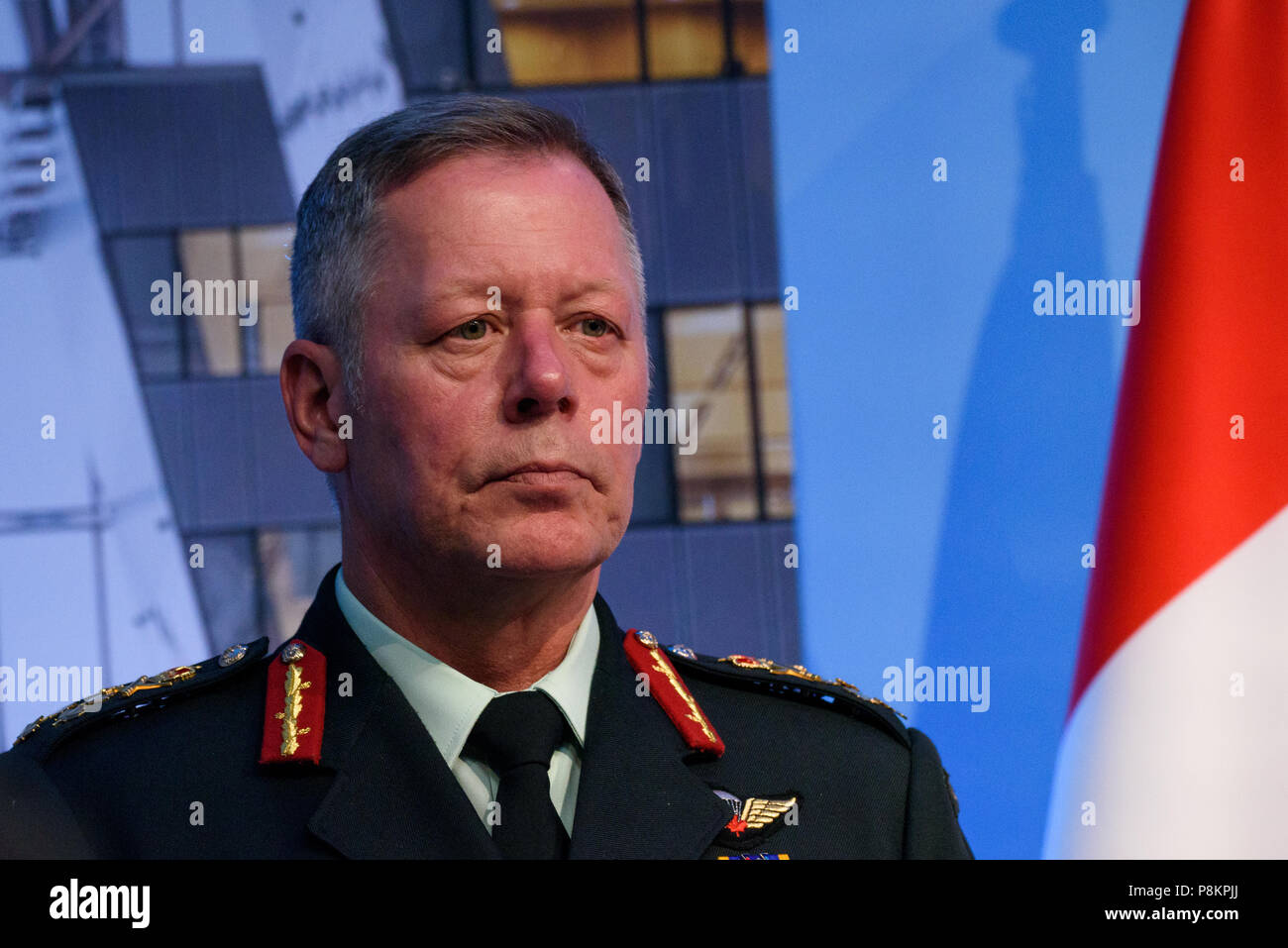 Brussels, Belgium. 12th July 2018. 12.07.2018. BRUSSELS, BELGIUM. Press ...