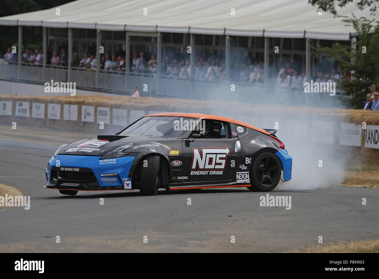 Goodwood, West Sussex, UK. 12th July 2018. drift car at the 25th ...