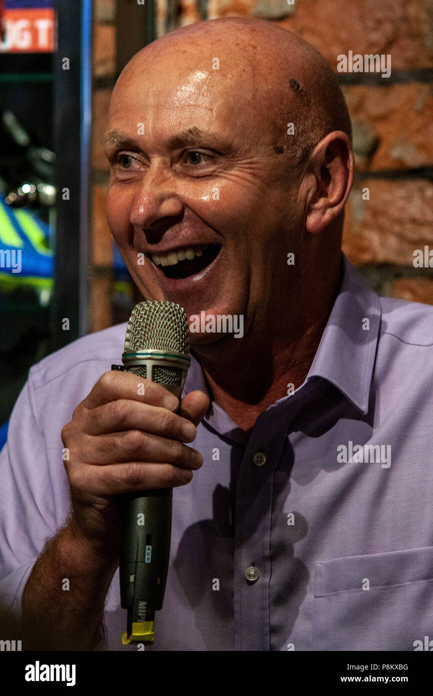 Cardiff, Wales. 12th July 2018. Gareth Bale hosts a Q&A Session at ...