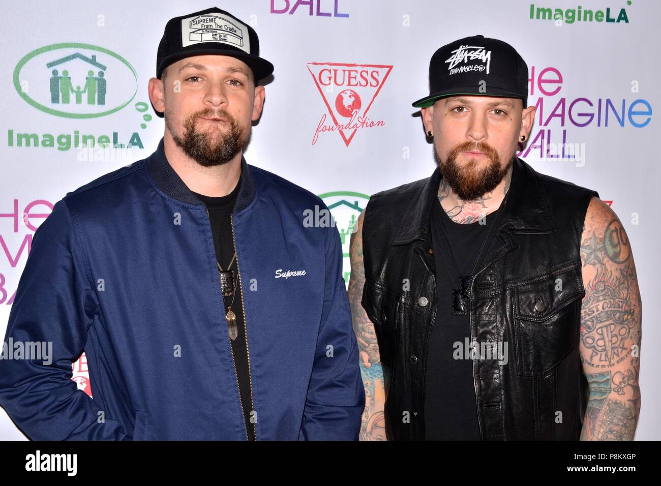 Hollywood, California, USA. 4th June, 2015. JOEL MADDEN and BENJI ...