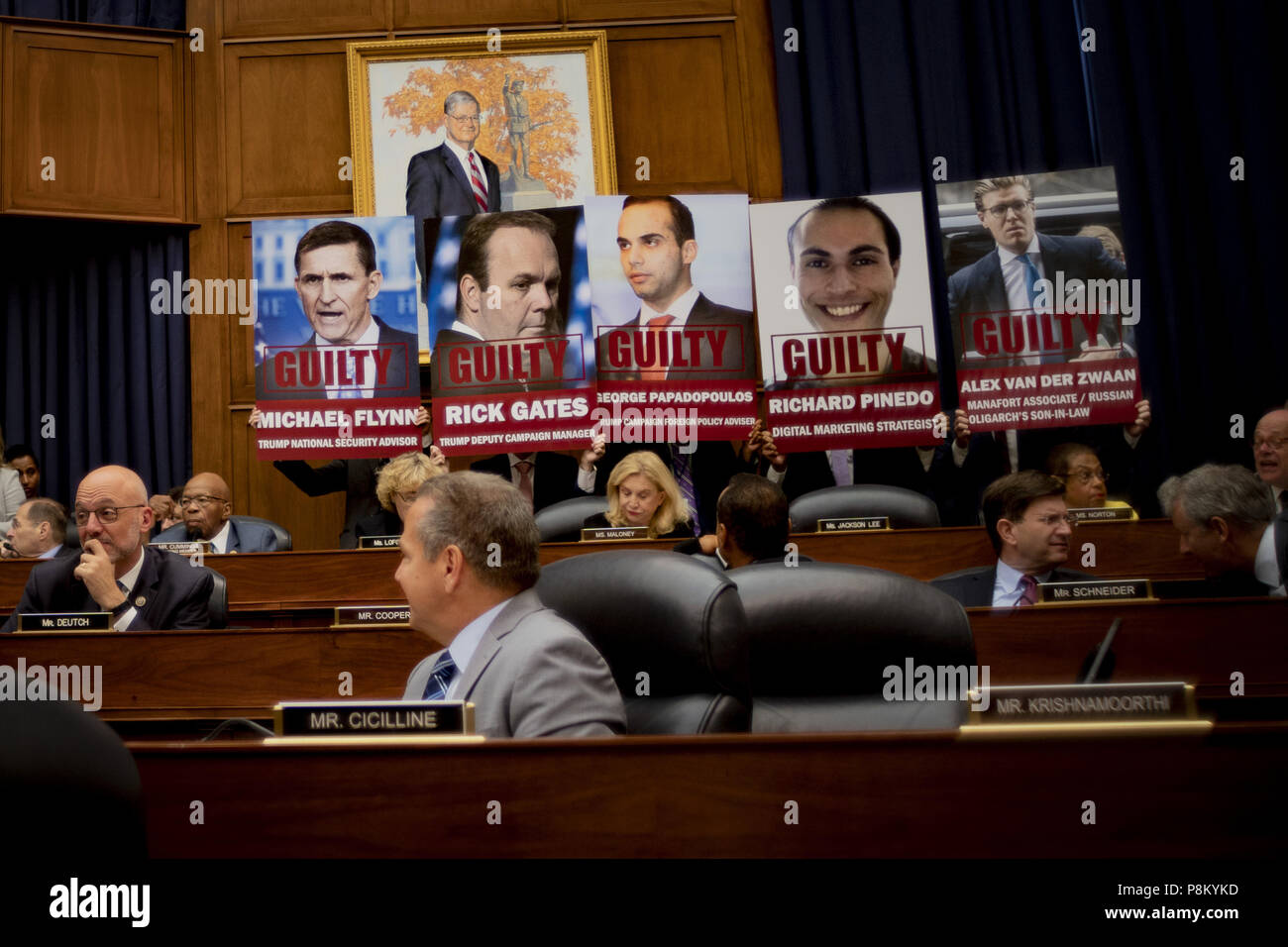Washington, District of Columbia, USA. 12th July, 2018. Protesters ...
