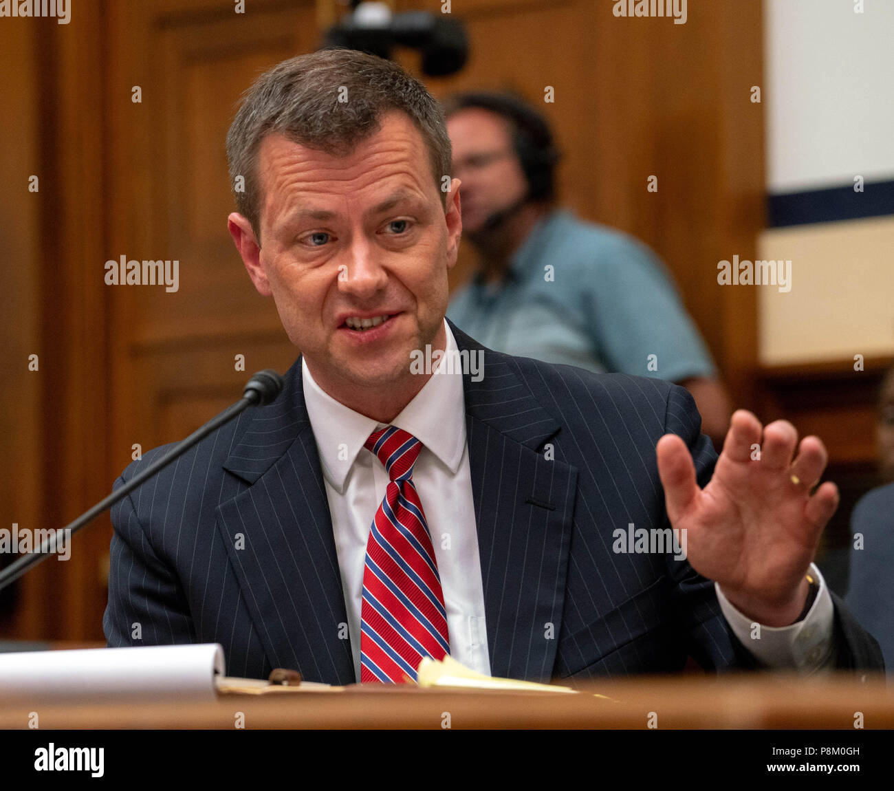 Washington, DC, USA. 12th July, 2018. Deputy Assistant FBI Director ...
