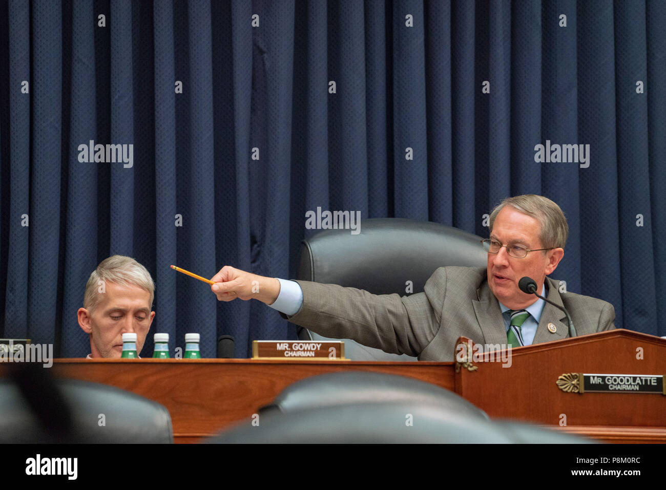 Washington, DC, USA. 12th July, 2018. Representative Bob Goodlatte, (R ...