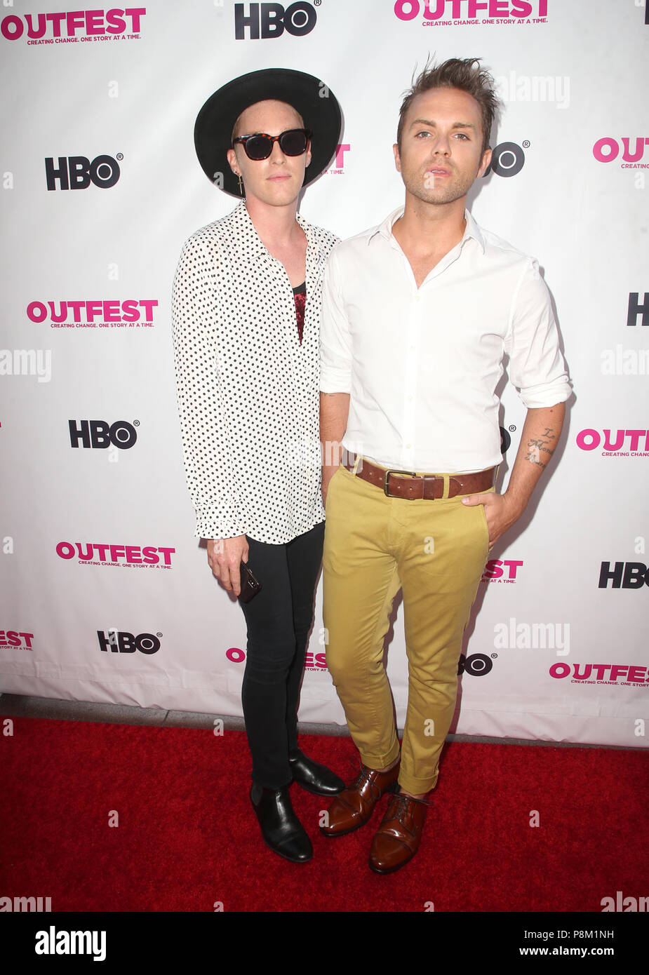 Los Angeles, Ca, USA. 12th July, 2018. Jesse Haddock and Thomas Dekker ...