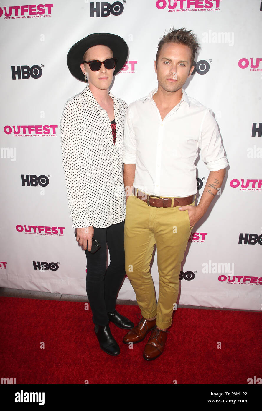 Los Angeles, Ca, USA. 12th July, 2018. Jesse Haddock and Thomas Dekker ...