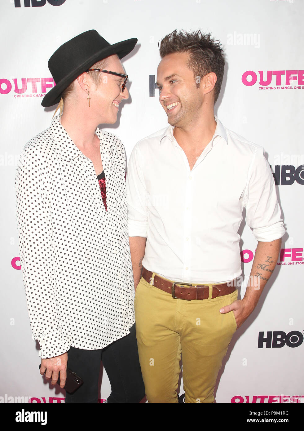 Los Angeles, Ca, USA. 12th July, 2018. Jesse Haddock and Thomas Dekker ...
