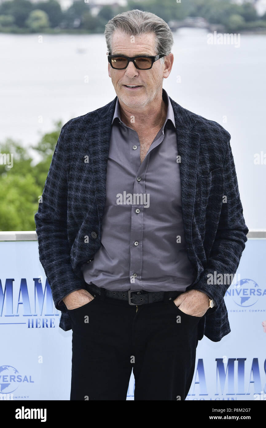 Hamburg, Deutschland. 12th July, 2018. Pierce Brendan Brosnan, OBE ...