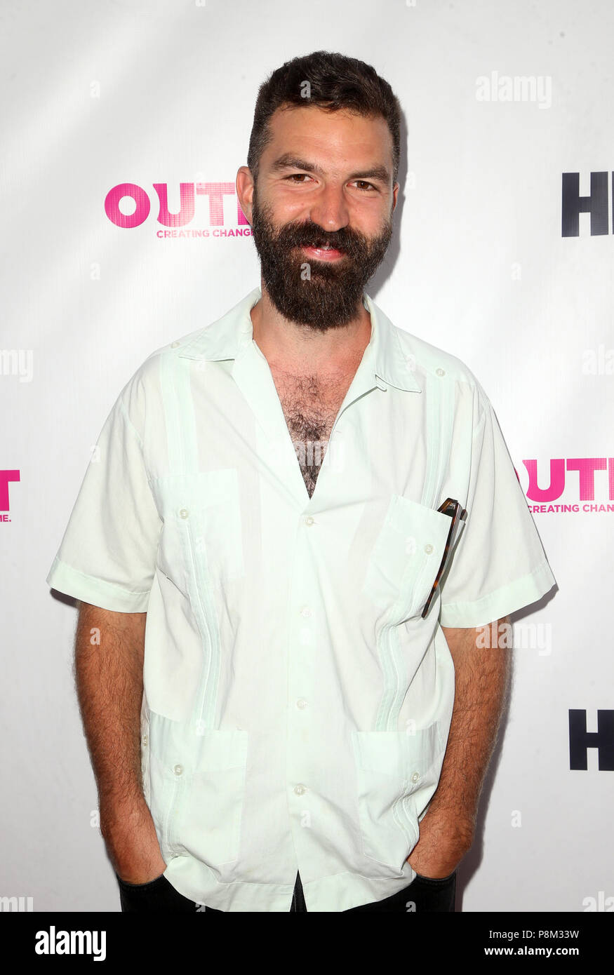 LOS ANGELES, CA - JULY 12: Jeremiah Zagar, at the 2018 Outfest Los ...