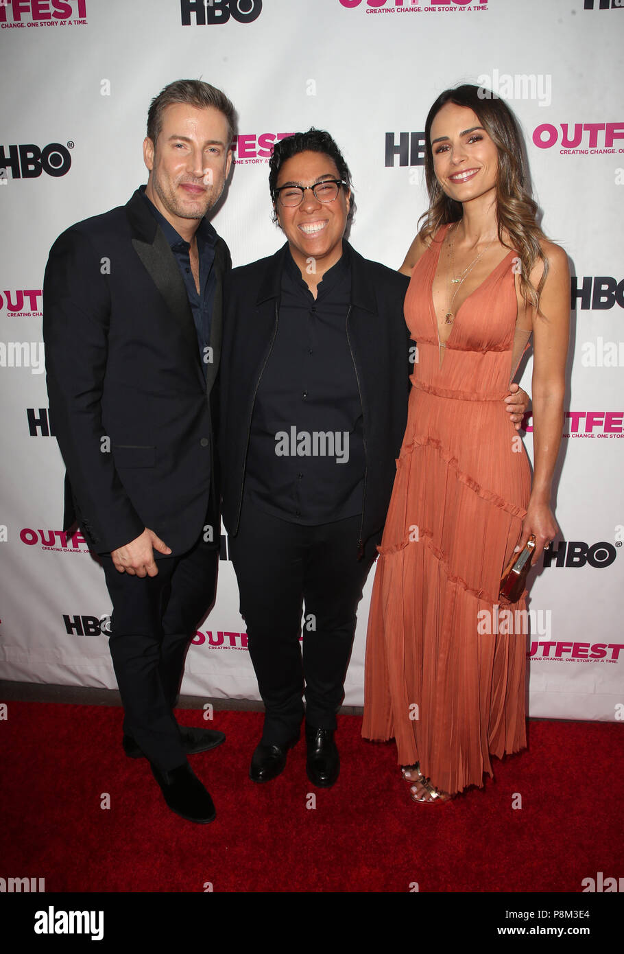 Los Angeles, Ca, USA. 12th July, 2018. Christopher Racster, Angela ...