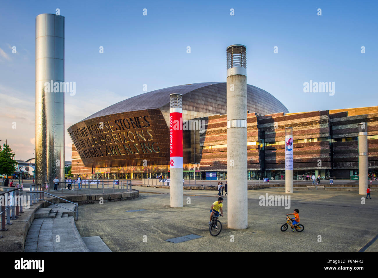 The Welsh Millennium Center, architect Percy Thomas, Cardiff, South ...