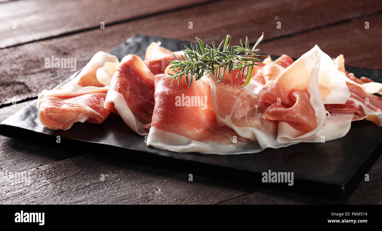 Italian prosciutto crudo hi-res stock photography and images - Alamy