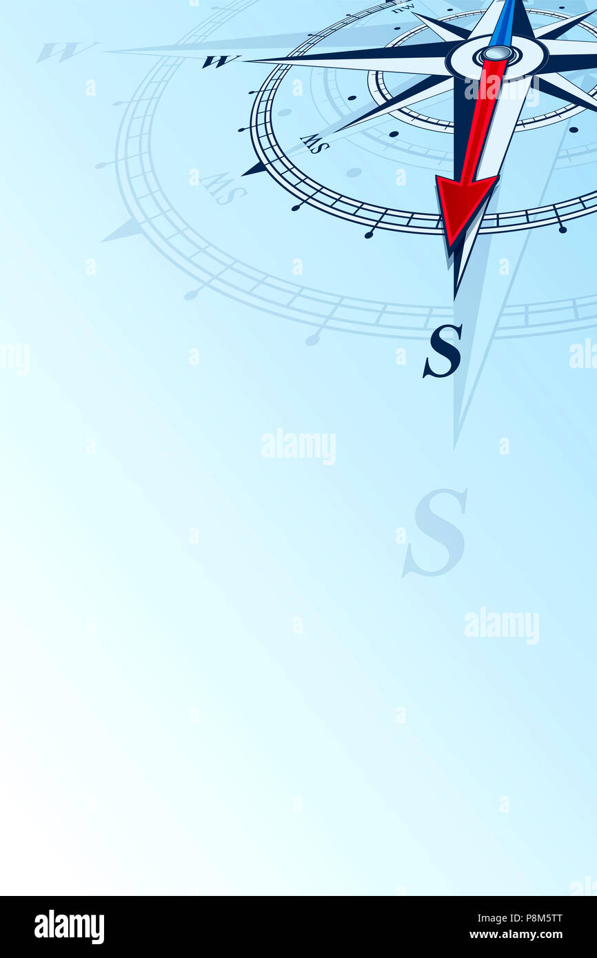 compass south background illustration Stock Photo - Alamy