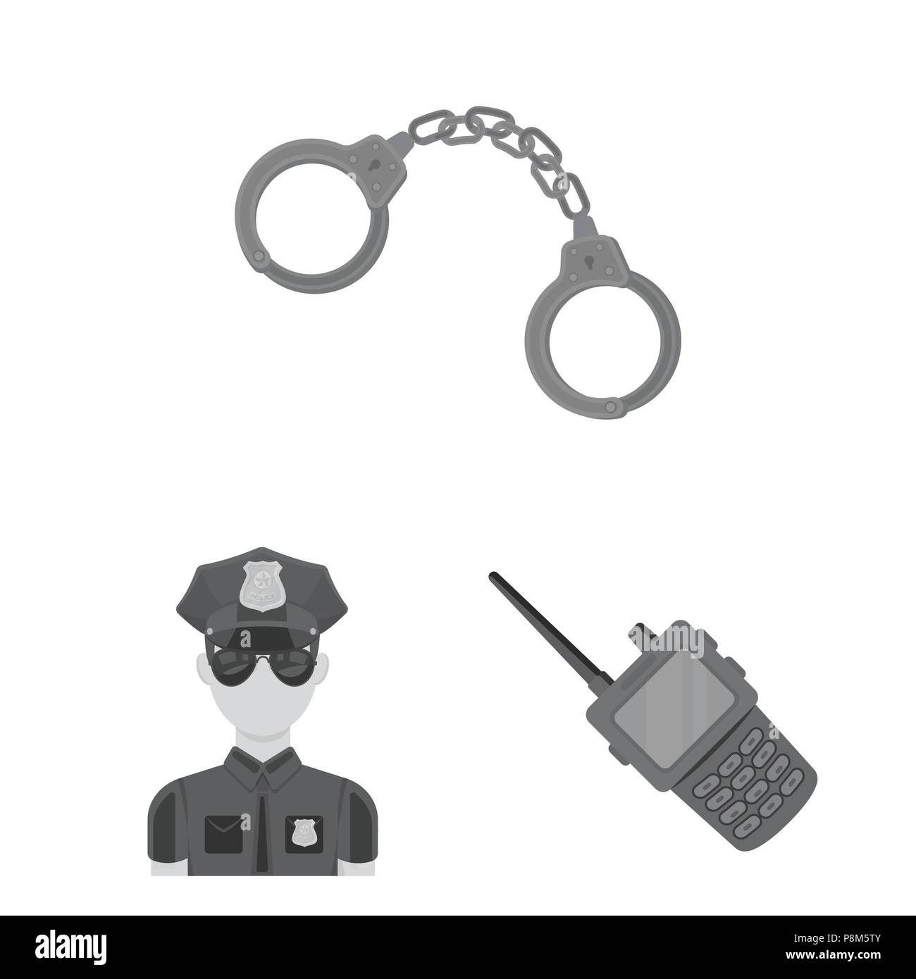 Symbol patrolling police Stock Vector Images - Alamy