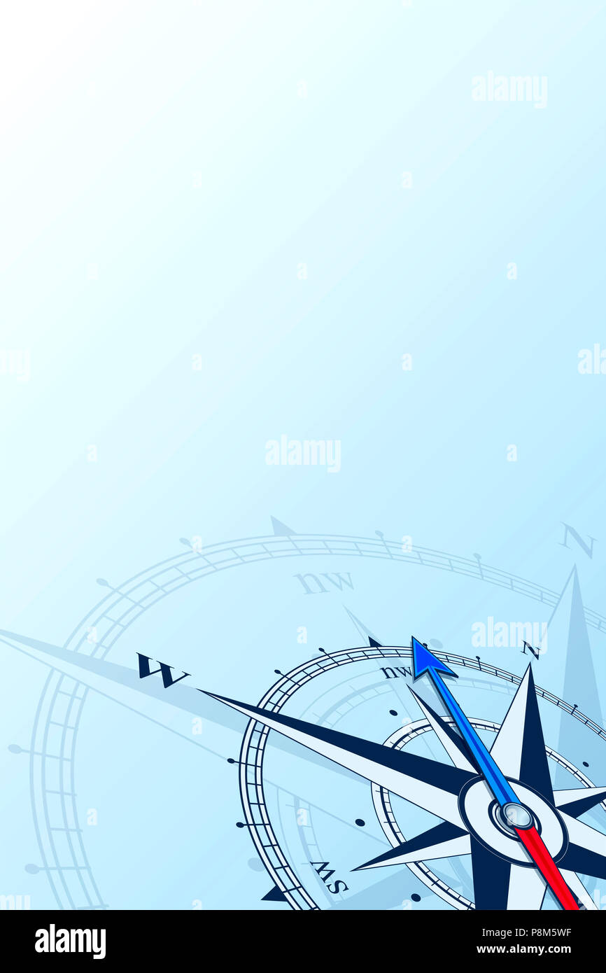 compass northwest background illustration Stock Photo - Alamy