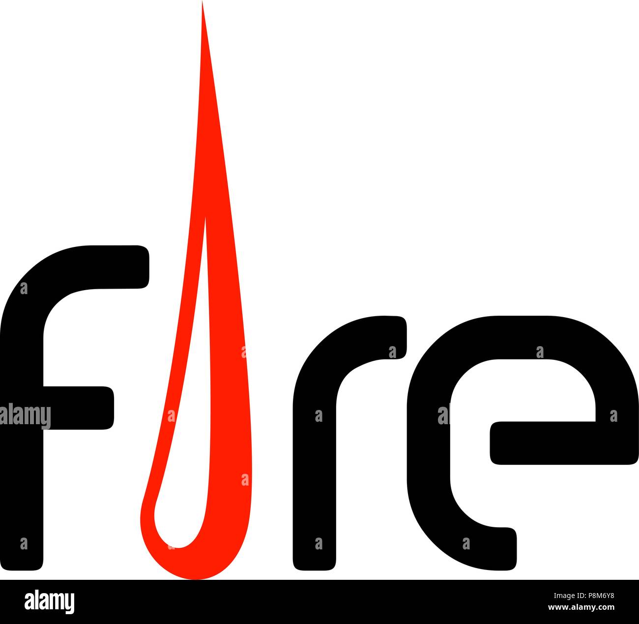 Red fire sparks vector hi-res stock photography and images - Alamy