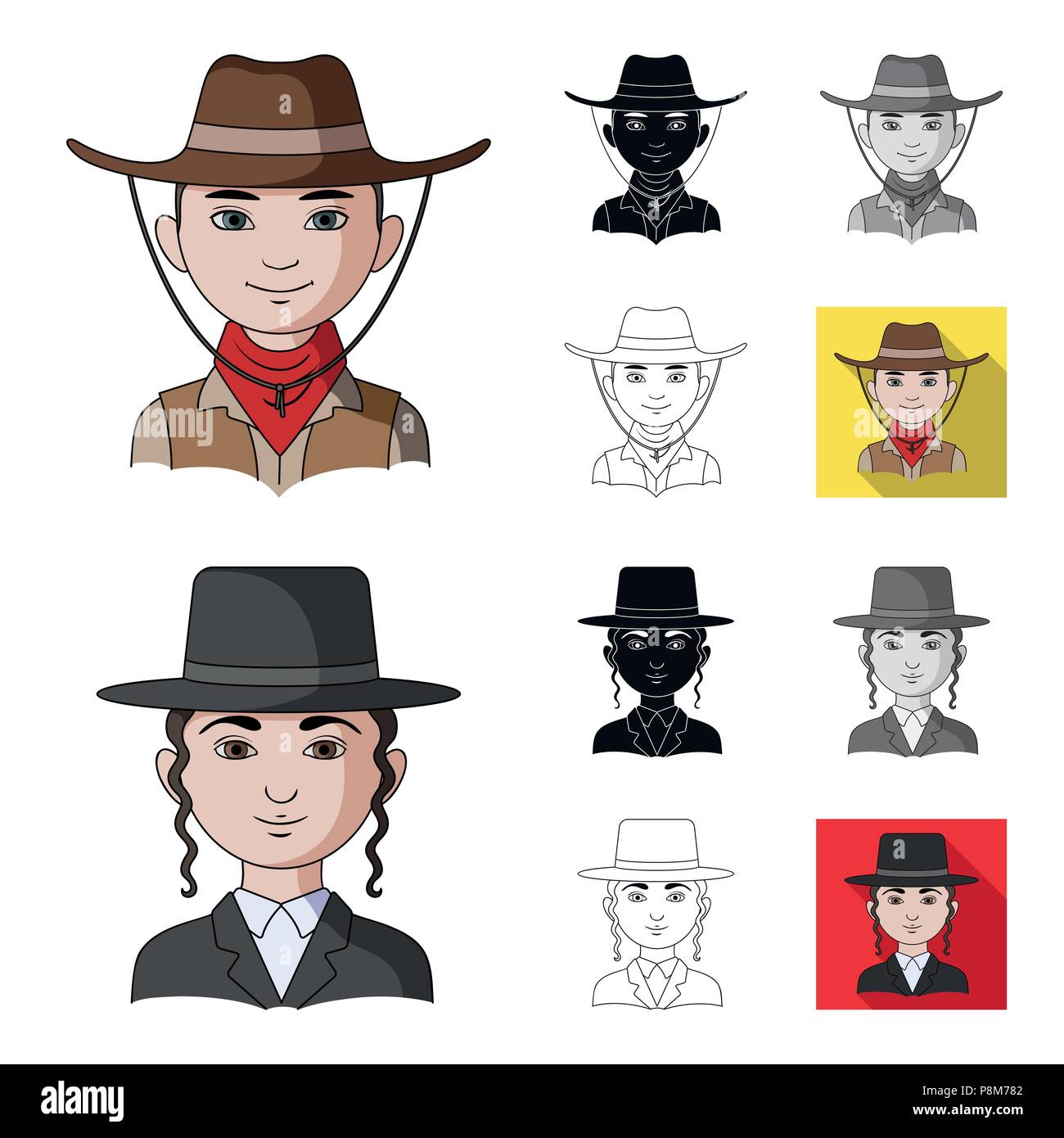 The human race cartoon,black,flat,monochrome,outline icons in set ...