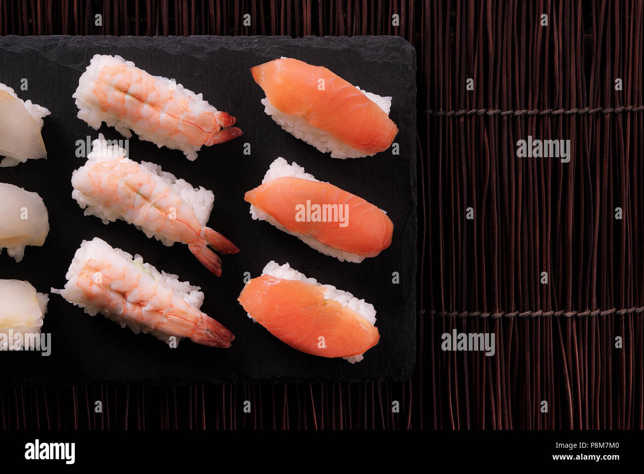 Top view table sushi hi-res stock photography and images - Alamy
