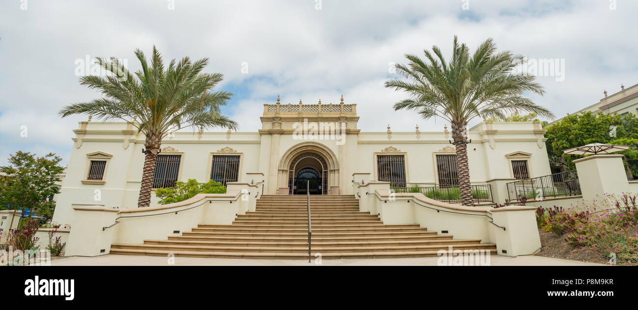 San Diego, JUN 27: Beautiful Copley Library building of University of ...