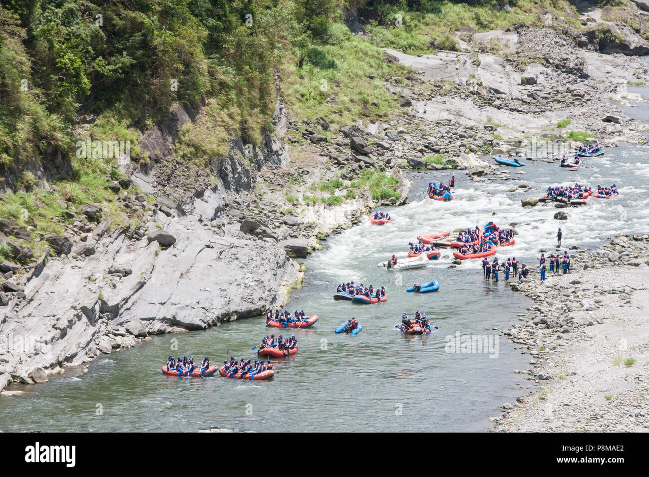 White,water,river,rafting,Ruisui,south,of,Taipei,Taiwan,China,Chinese ...