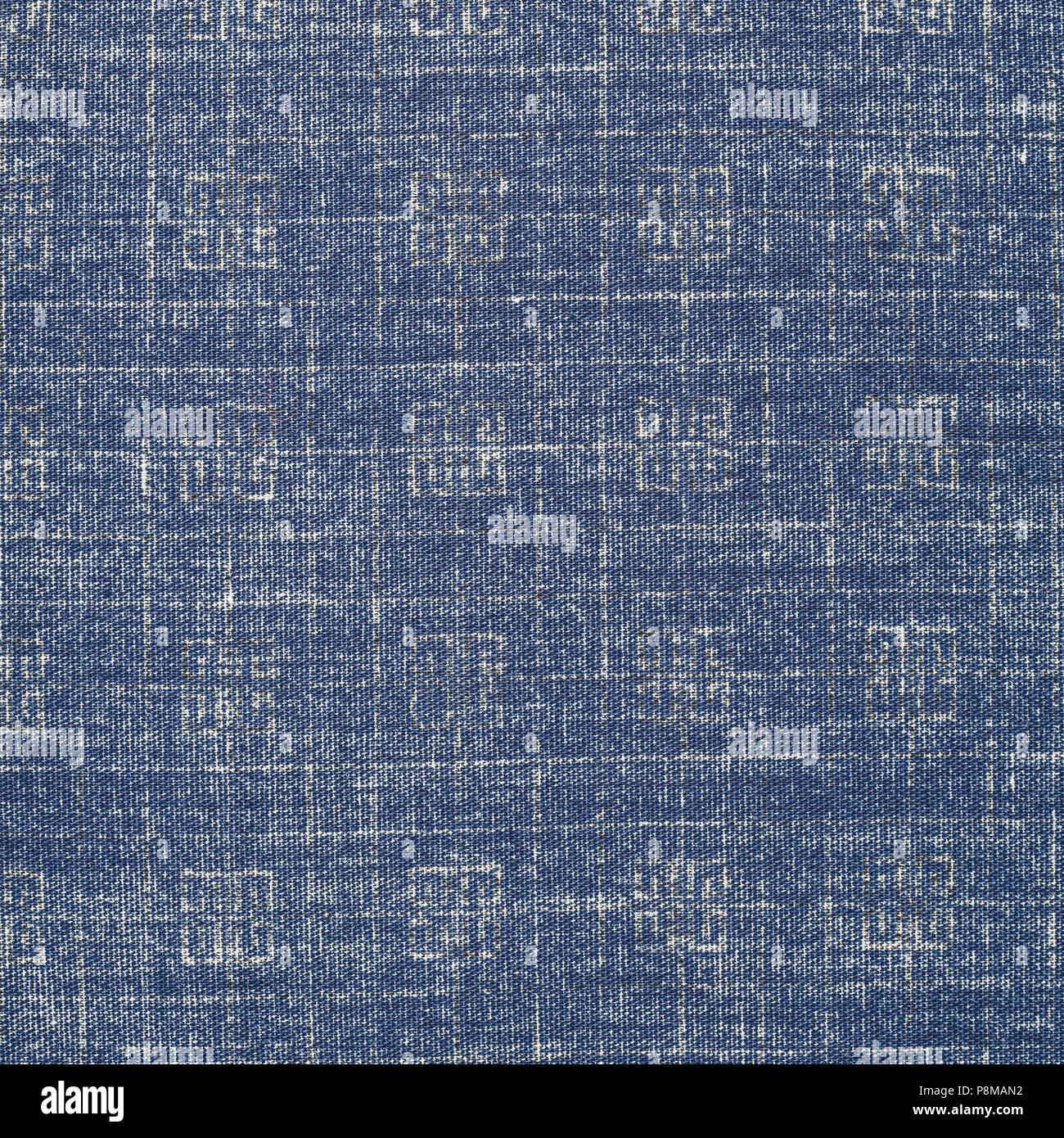 Fabric texture with pattern. Square close-up Stock Photo - Alamy