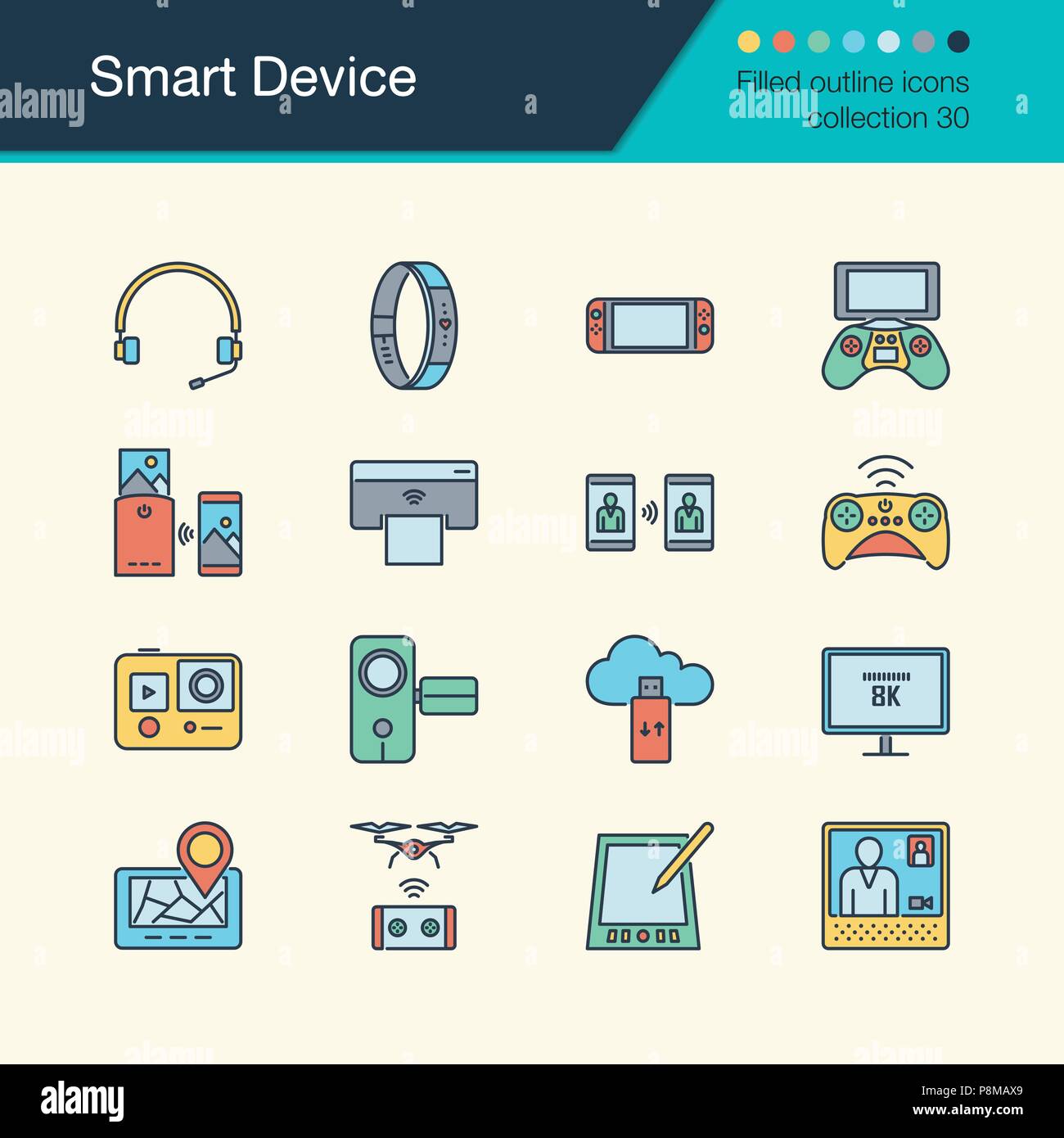 Mobile games infographics hi-res stock photography and images - Alamy