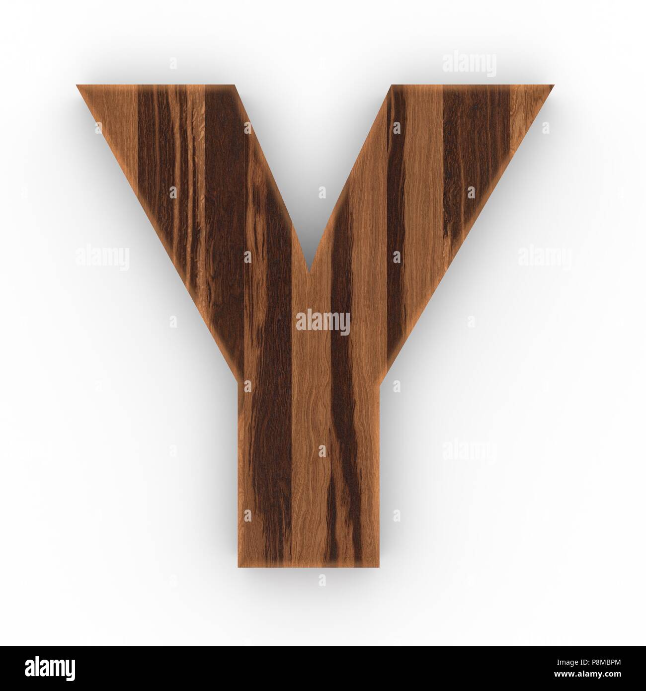Wooden letter Y isolated on white background Stock Photo - Alamy