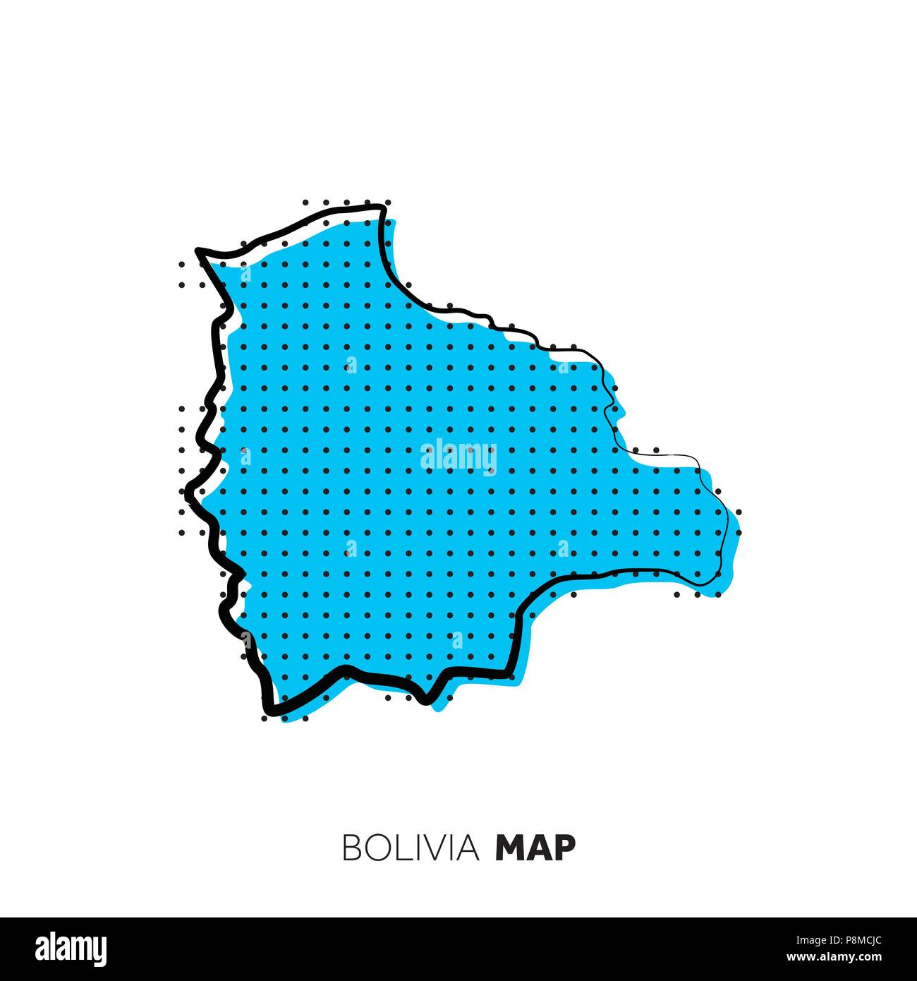 Bolivia Map Vector