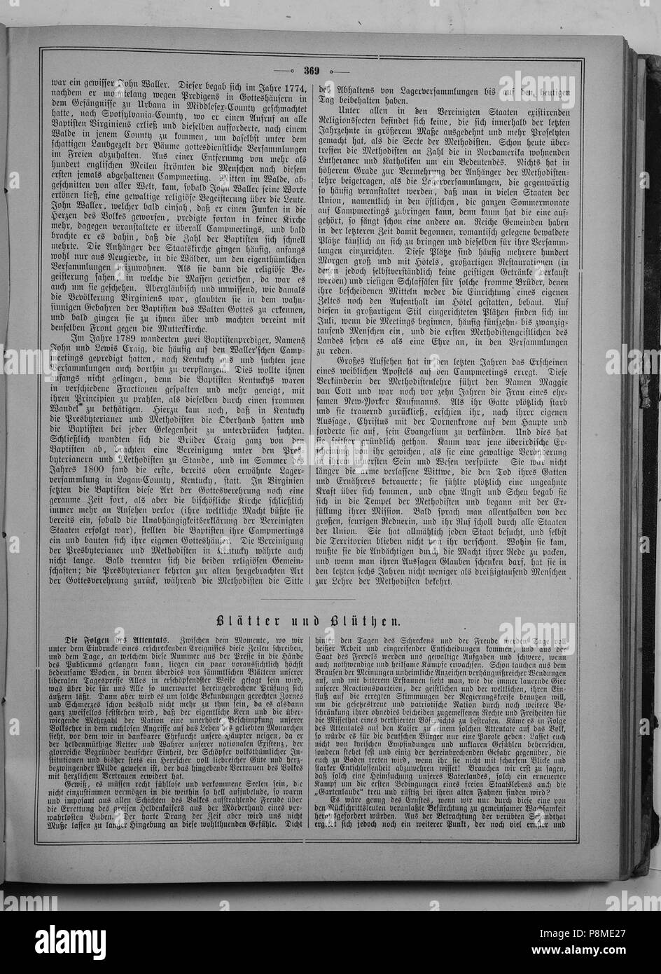 . 185 Die Gartenlaube (1878) 369 Stock Photo - Alamy