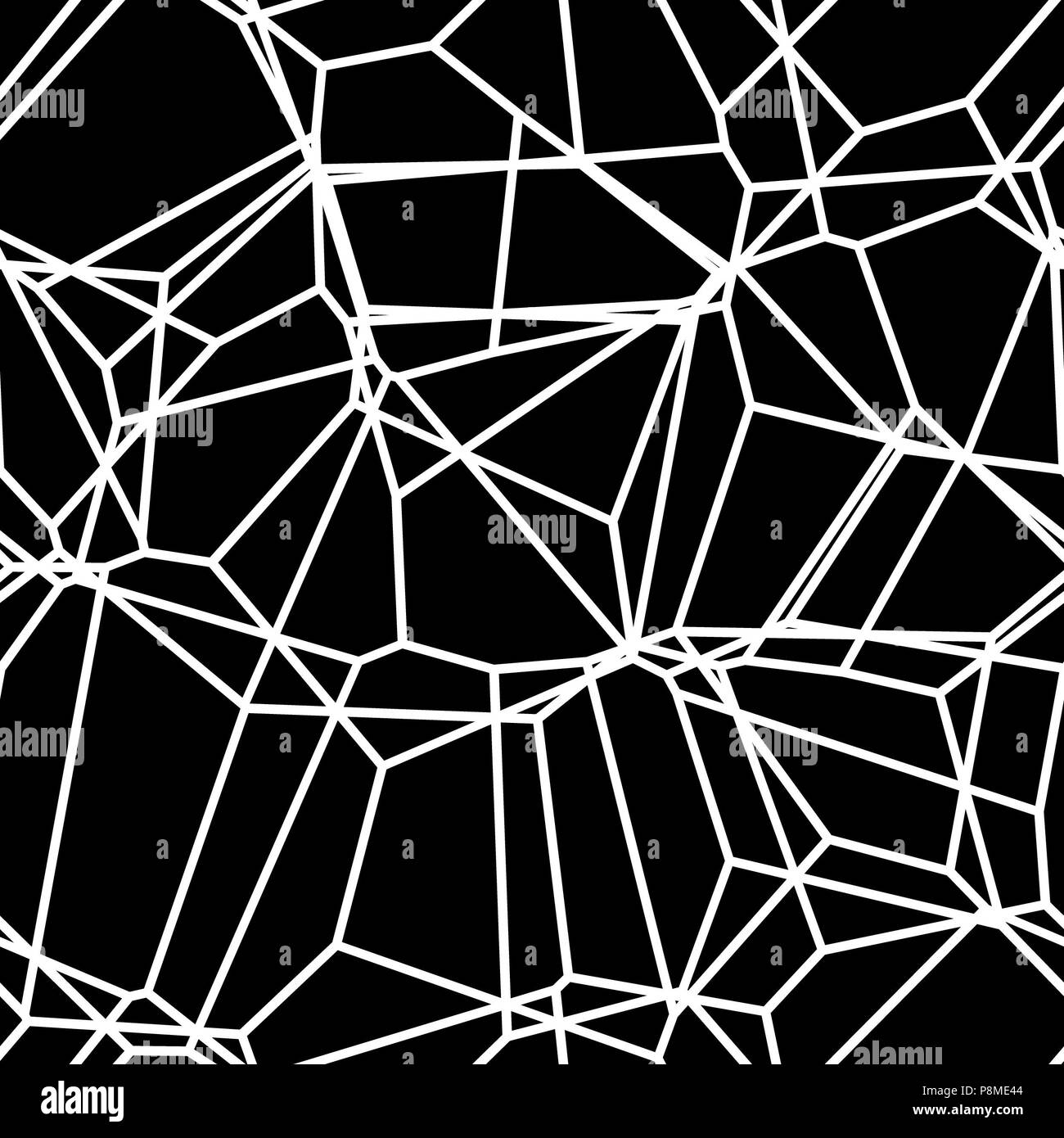 abstract black and white geometrical seamless triangular texture ...