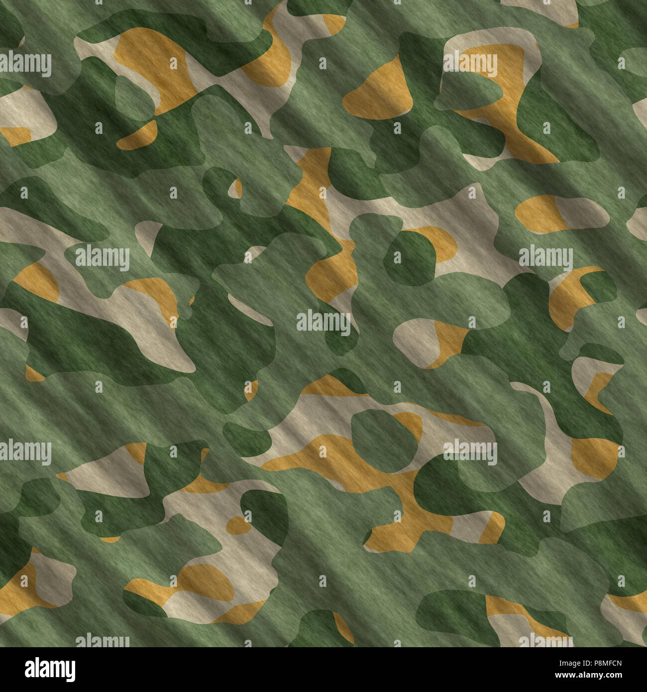Camouflage pattern background seamless illustration. Classic clothing ...