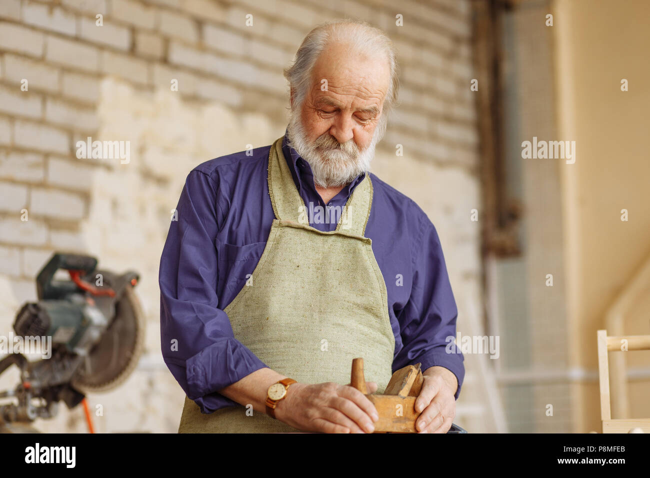 Old craftsman hi-res stock photography and images - Alamy