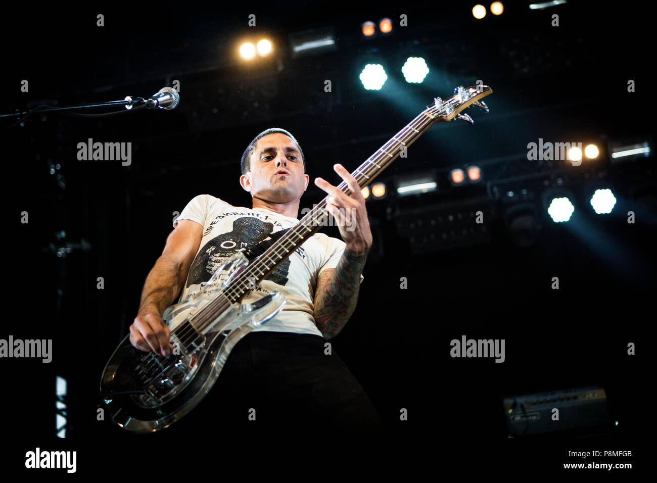 Denmark, Roskilde - July 6, 2018. The American hardcore punk group Dead ...