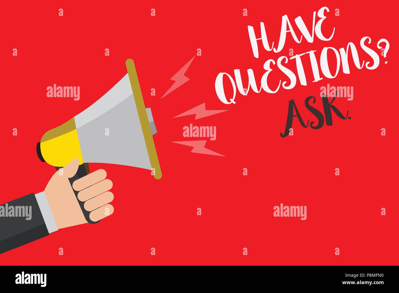 Writing note showing Have Questions question Ask.. Business photo ...