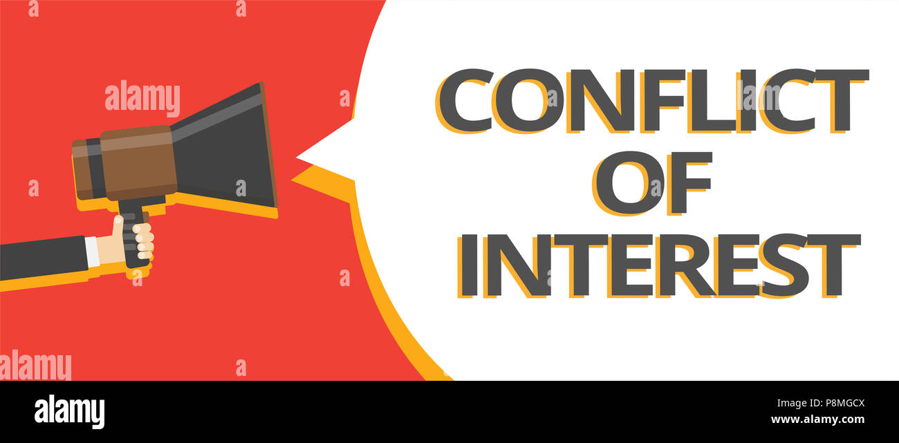 Word writing text Conflict Of Interest. Business concept for ...