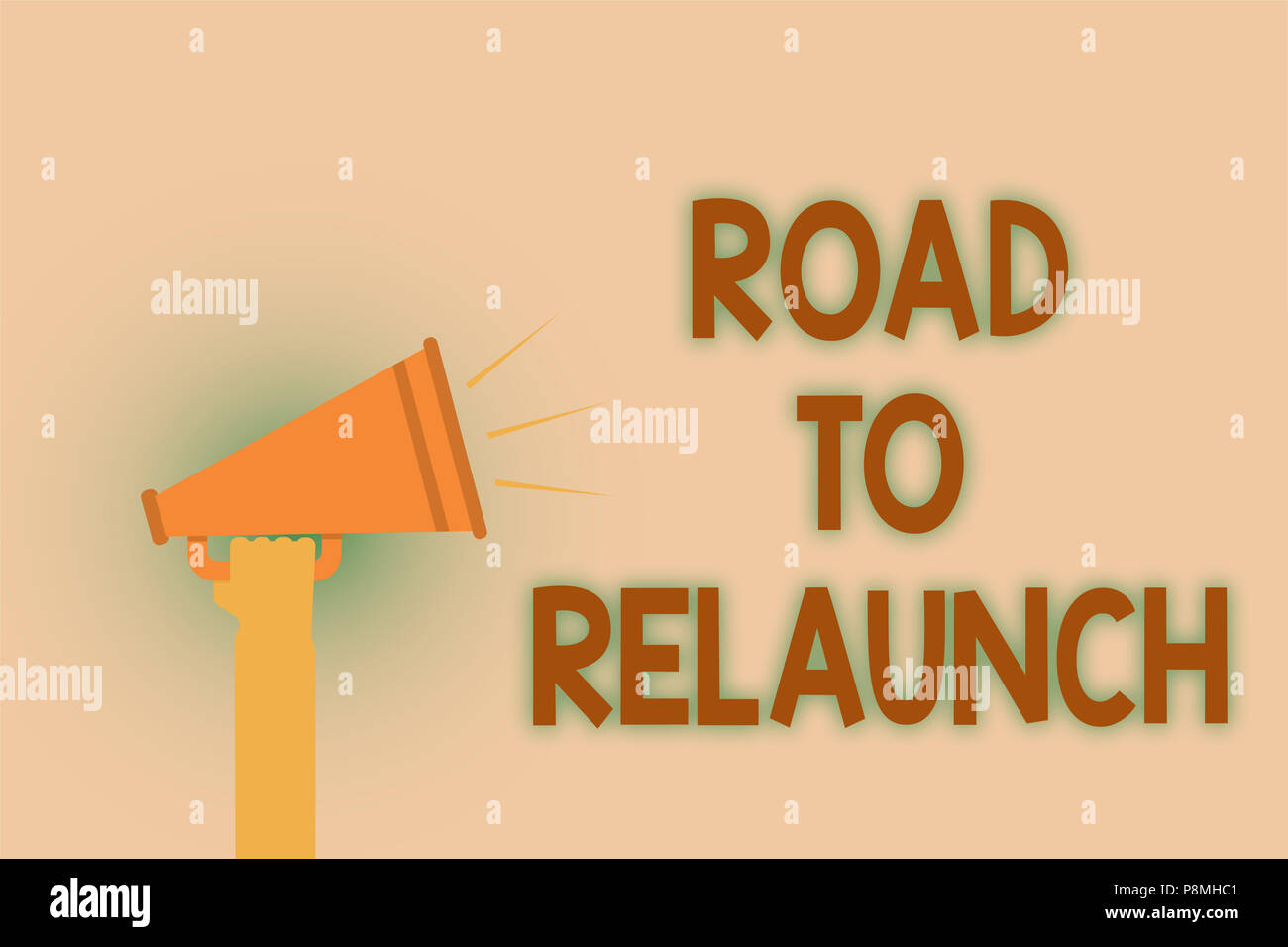 Word writing text Road To Relaunch. Business concept for In the way to ...