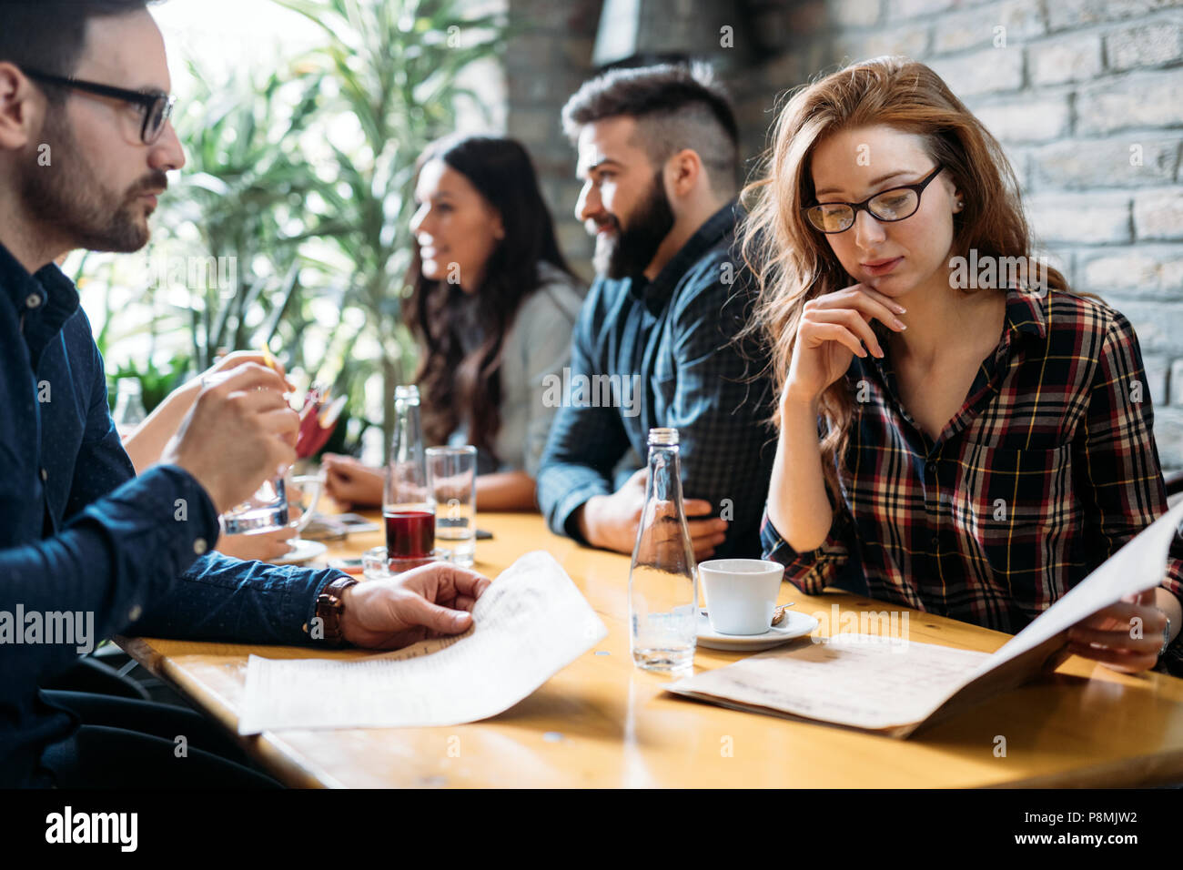 Young people together socialising hi-res stock photography and images ...