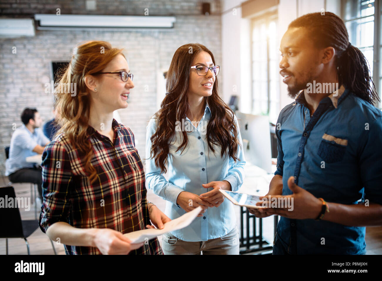 Creative project students group hi-res stock photography and images - Alamy