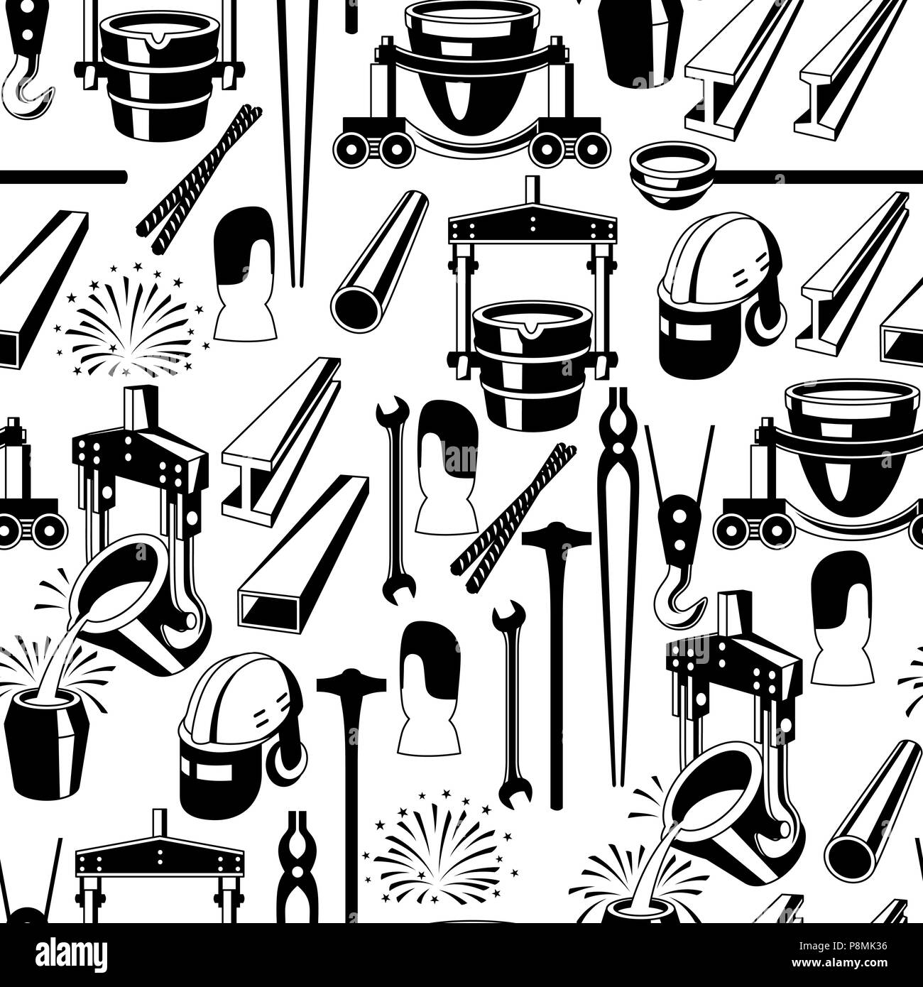 Seamless texture liquid metal Stock Vector Images - Alamy