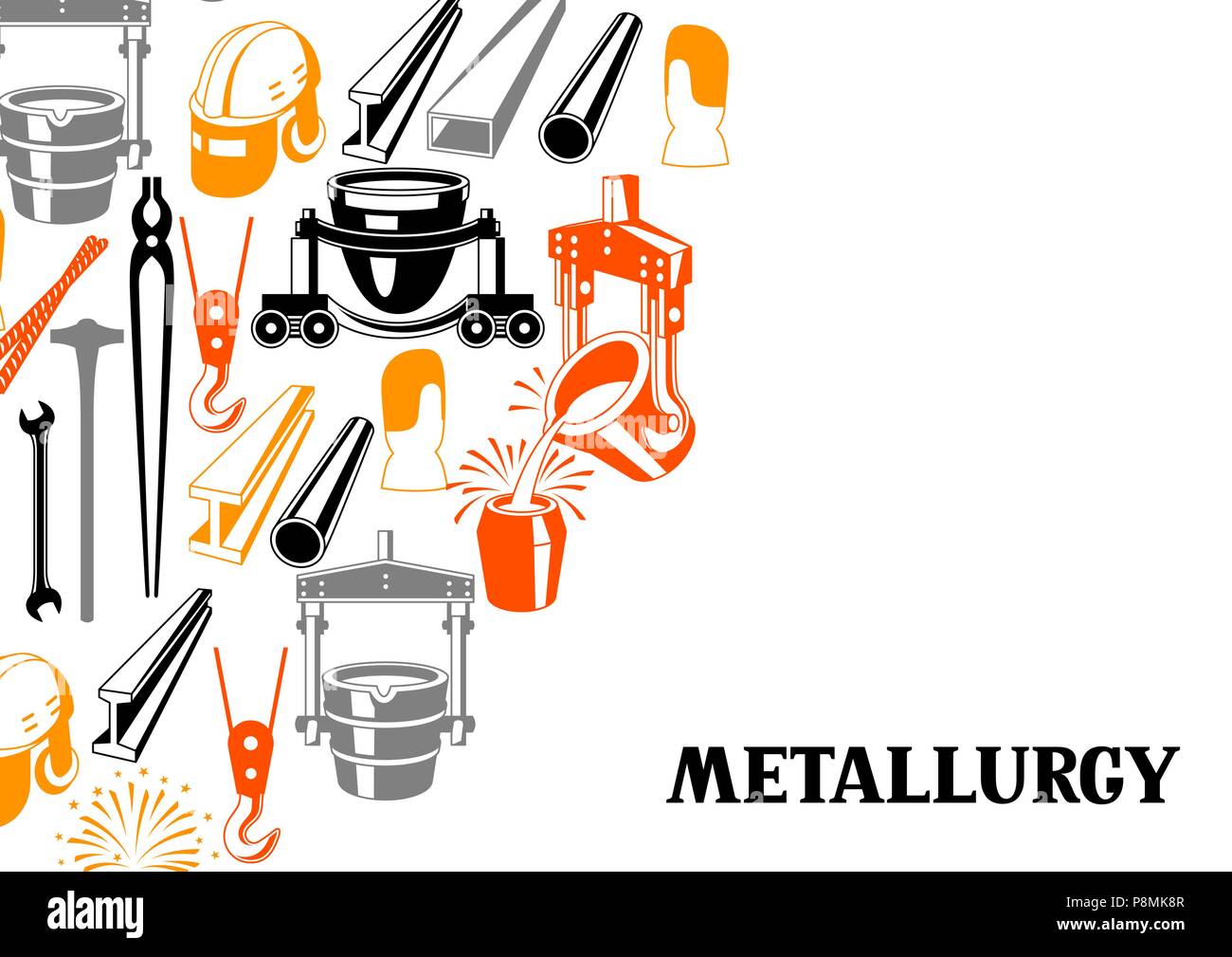 Metallurgical background design Stock Vector Image & Art - Alamy