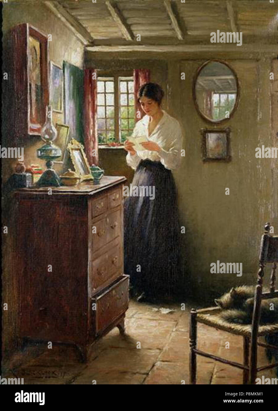 . 584 William Kay Blacklock - The Letter Stock Photo - Alamy